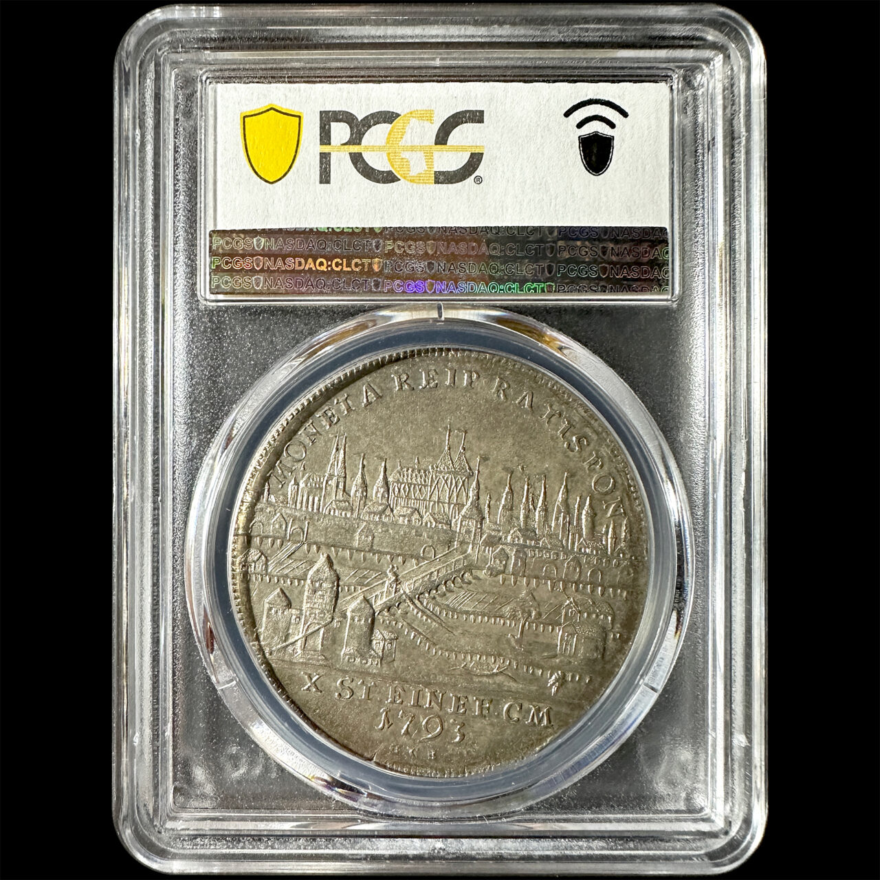 1793年GCB ドイツ 都市景観 レーゲンスブルク フランツ2世 ターラー 銀貨 PCGS AU58 - BeEraCoins NGC ...