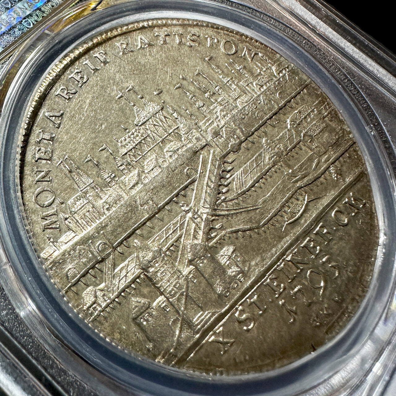 1793年GCB ドイツ 都市景観 レーゲンスブルク フランツ2世 ターラー 銀貨 PCGS AU58 - BeEraCoins NGC ...